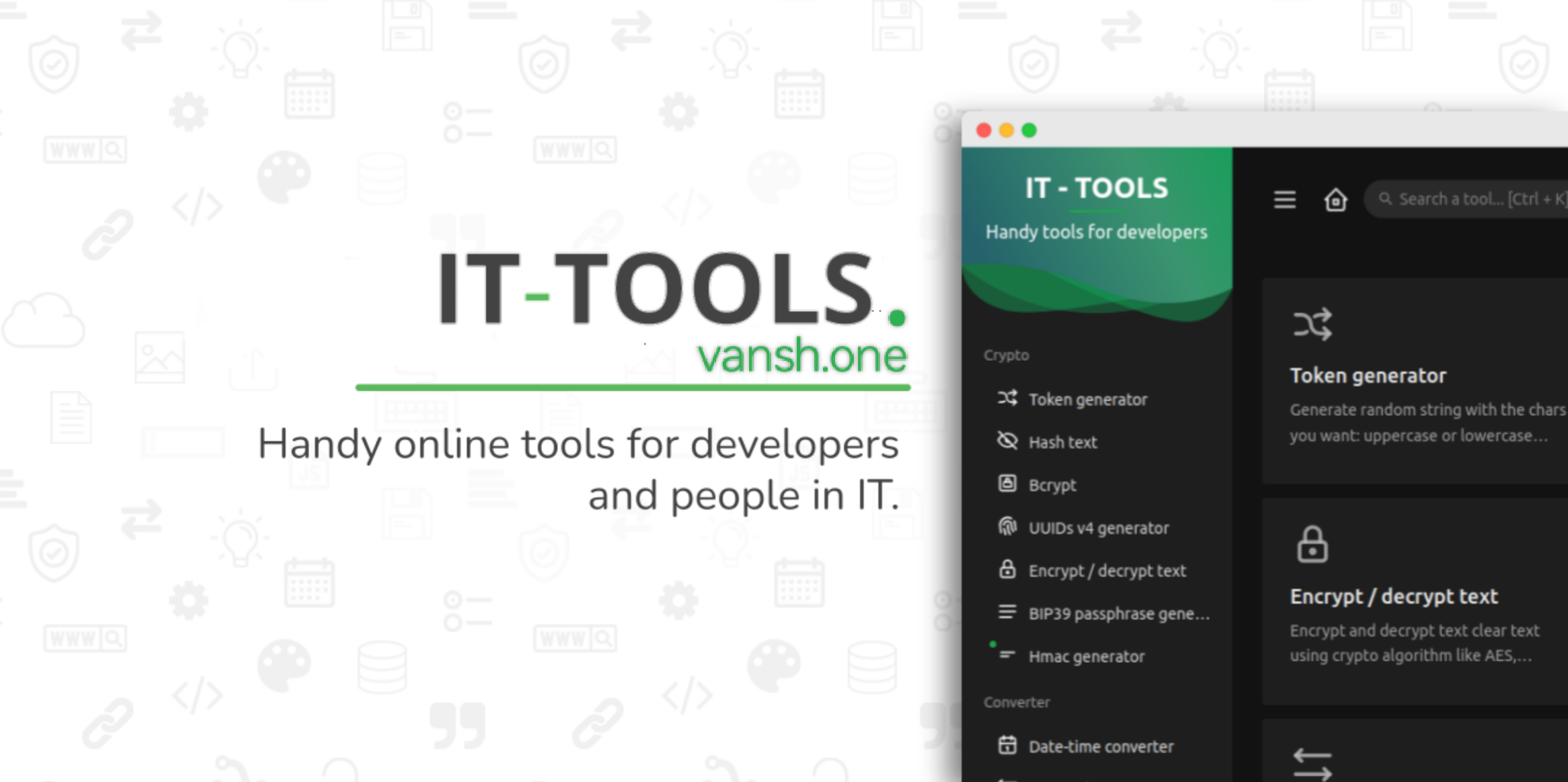 IT Tools - Handy online tools for developers